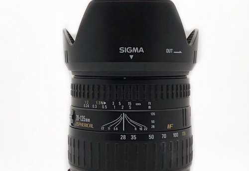 Sigma 28-135mm без диафрагмы