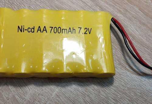 Ni cd AA 700 mAh аккумулятор 7.2V