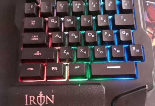 Игровая клавиатура оклик gaming Iron First