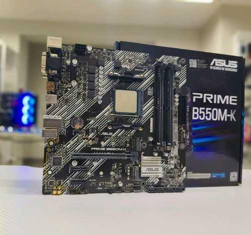 Комплект Ryzen 5 5500/Asus Prime B550M-K