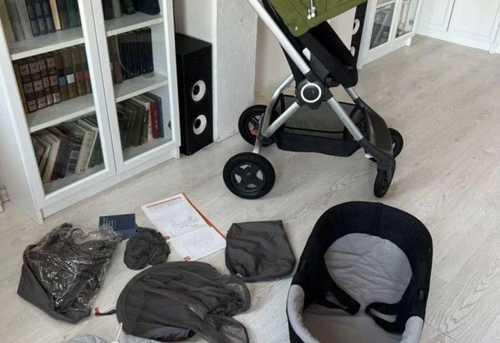 Коляска stokke scoot v3 2в1 + зимний конверт