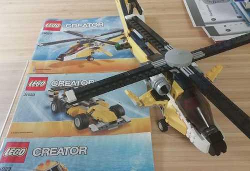 Lego Creator 31023,Лего жёлтый скоростной вертолет