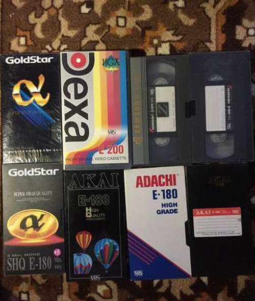 Видеокассеты vhs для записи