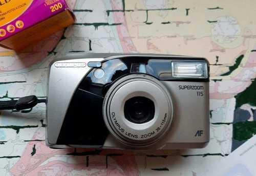 Olympus Superzoom 115 плёночный фотоаппарат