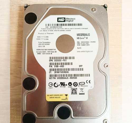 HDD 320 GB WD