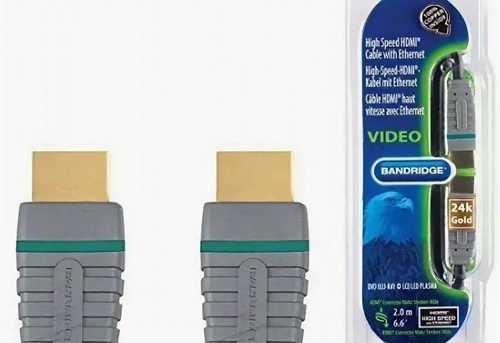 Кабель hdmi-hdmi Bandridge BVL 1002 2m