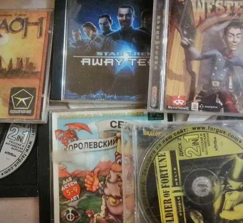 CD диски музыка, игры, кино пакетом