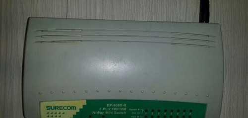 Коммутатор (switch) Surecom EP-808X /8 портов