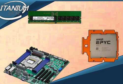 Genoad8UD-2T + epyc 9124 + 128GB ECC REG + 4U-M98