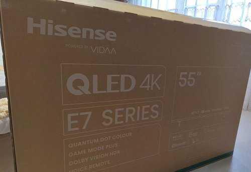 Телевизор Hisense 55e7kq 55 (139см), UHD 4k