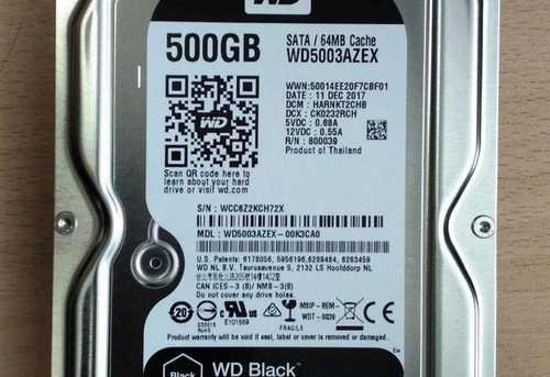 Жесткий диск Western Digital WD Black 500gb