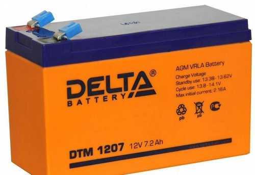Аккумулятор delta DTM 1207 (12В 7А/ч). Новый