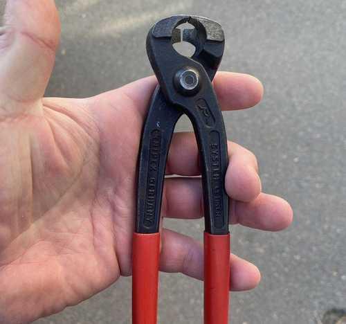 Клещи для хомутов с ушками knipex KN-1099I220