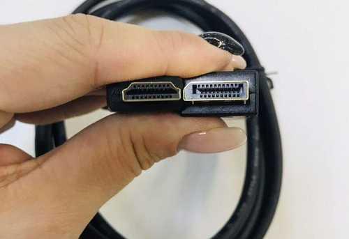 Кабель DisplayPort M- hdmi M 1.8m Aopen/Qust