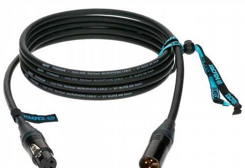 Микрофонный кабель Klotz titanium StarQuad TI-M030