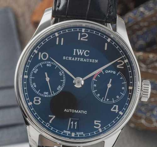 Часы IWC Portuguese Automatic Black Dial IW500109