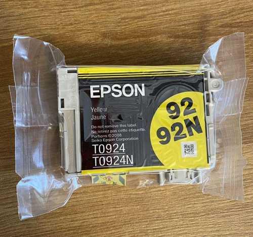 Катридж для принтера epson t0922 желтый