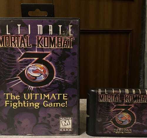 Ultimate Mortal Kombat 3 Sega картридж биг бокс