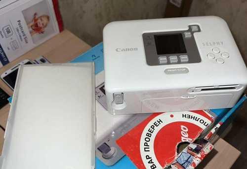 Цветной принтер Canon Selphy CP720 + бумага и карт