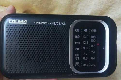 Радиоприемник Сигнал рп-202 укв 64-108 мгц 220 В