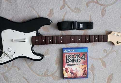 Rockband 4 на PS 4 (с гитарой)