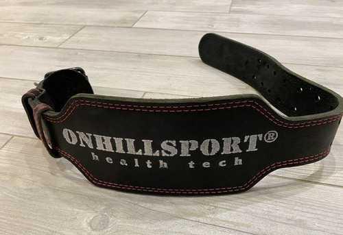 Пояс атлетический кожаный Onhillsport