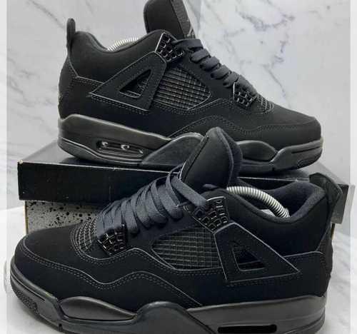 Кроссовки Nike Air Jordan 4 black cat