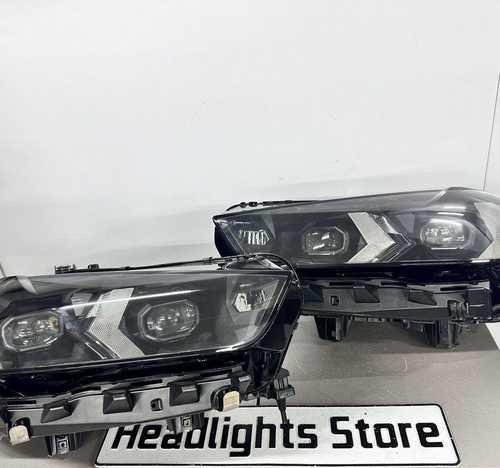 Комплект фар на BMW X5 G05 shadow lci