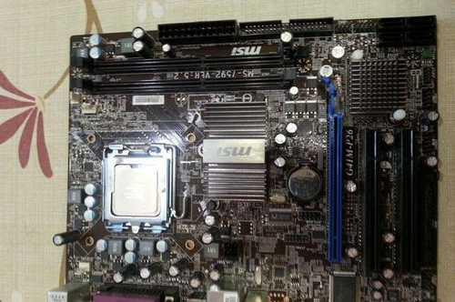 Материнская плата LGA 775 с памятью DDR3