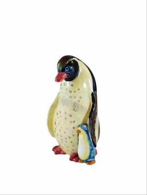 Статуэтка Пингвин с пингвинёнком Конаково зик 154