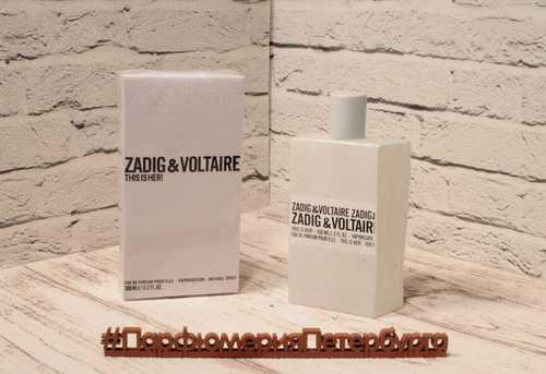Парфюмерная вода zadig & voltaire This is Her