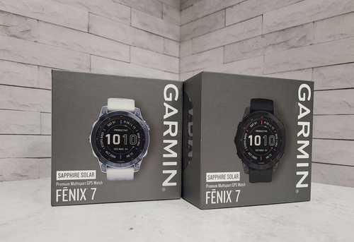 Смарт часы Garmin Fenix 7 Sapphire Solar