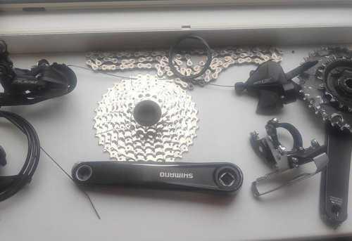 Групсет Shimano Alivio 2X9
