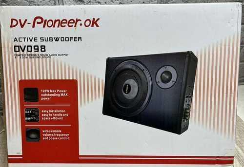 Автомобильный сабвуфер плоский DV-Pioneer.Ok 1600W