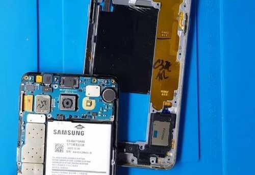Аккумулятор Samsung A7 2016+Установка