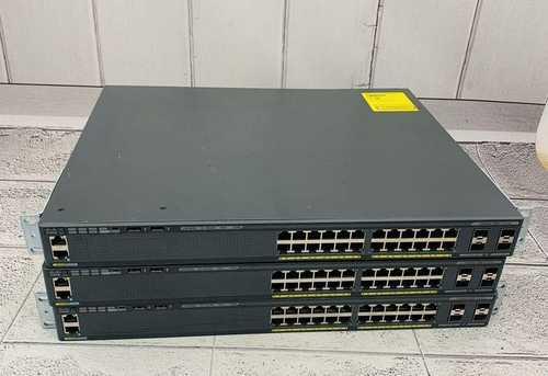 Cisco WS-C2960X-24PS-L 22 штуки