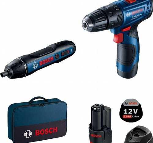 GSB 120+Bosch GO+2x2.0 Ач+GAL+сумка