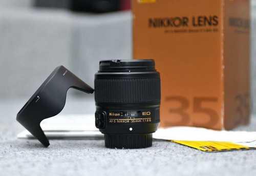Nikon 35mm f/1.8G FX AF-S