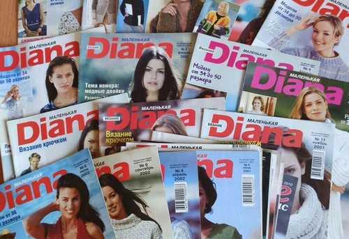 Журналы по вязанию Diana, 27 шт