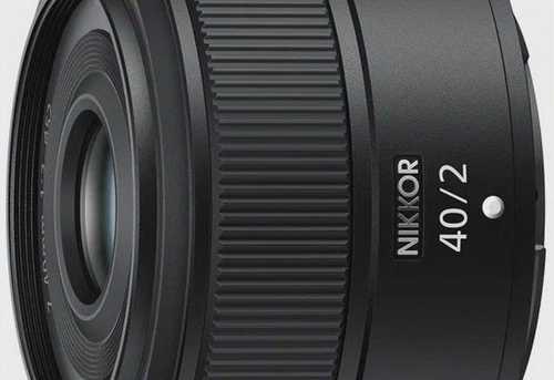 Nikon 40mm f/2 Nikkor Z, новый, обмен, гарантия