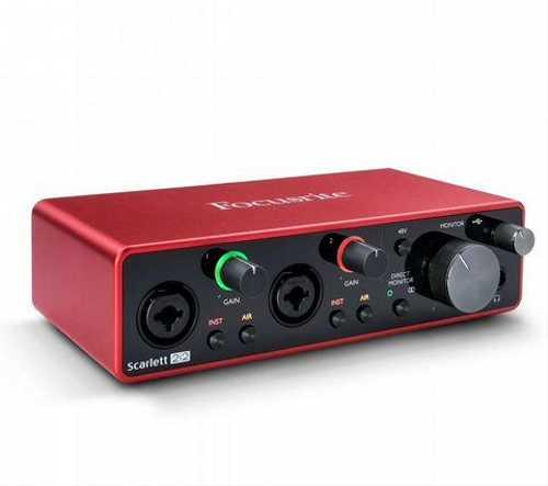 Внешняя звуковая карта Focusrite Scarlett 2i2 3rd