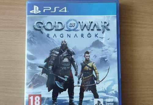 God of War Ragnarok ps4 русская озвучка диск