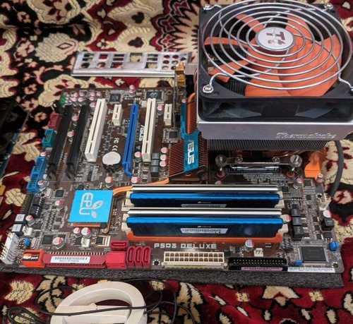 Asus P5Q3 Deluxe + Core 2 Quad Q9500 + 12GB RAM