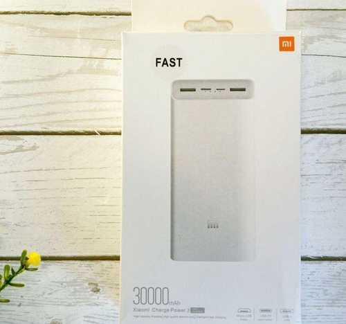 Повербанк Xiaomi 30000 Black lux   гарантия