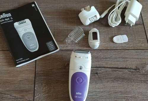 Эпилятор braun silk epil 5 wet&dry