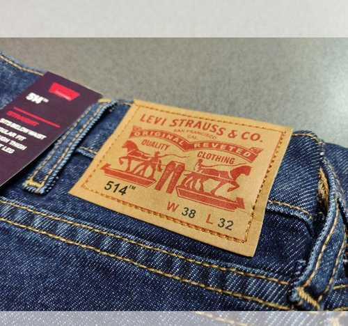 Джинсы Levis 514 синие w38