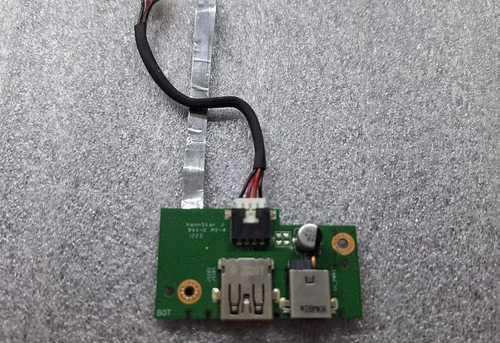 Плата питания и usb Asus X501u и др