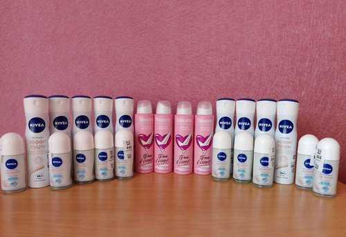 Дезодорант Rexona, nivea