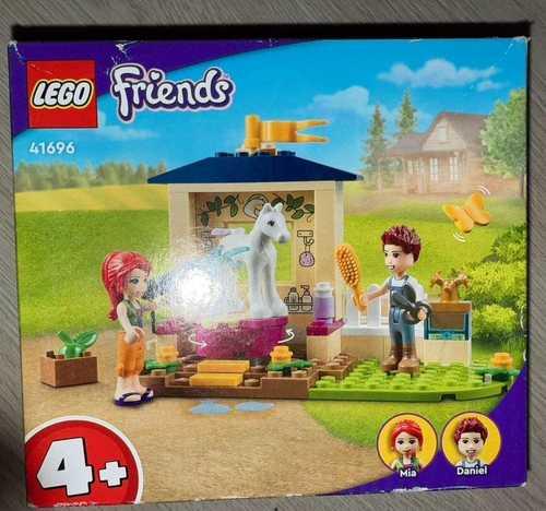 Лего lego Friends Конюшня для мытья пони 41696