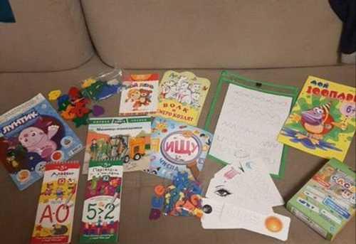 Развивающие журналы, книги, раскраска для детей